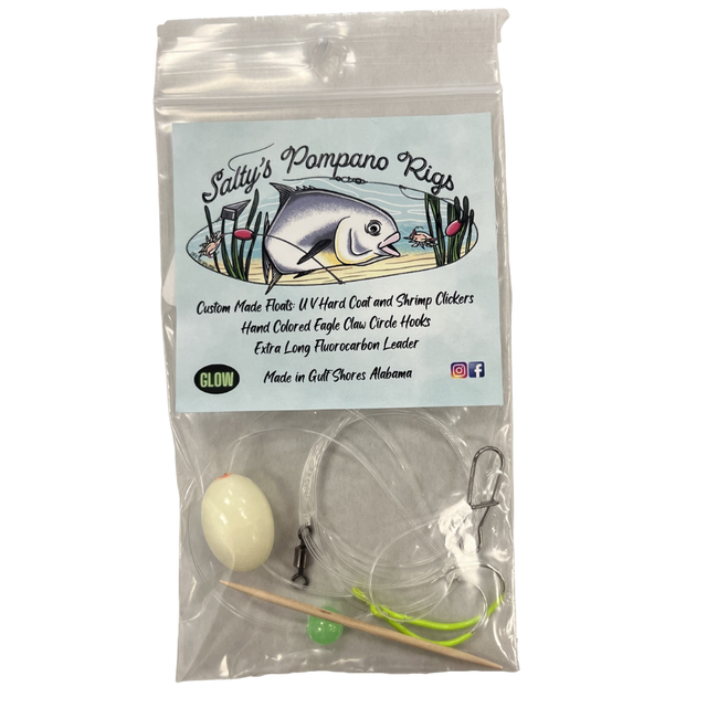 Salty's Pompano Rigs – Beach Bum Outdoors